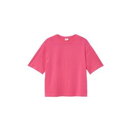 T-Shirt s.Oliver JUNIOR, M&auml;dchen, Gr. 170/176, pink, Jersey, Obermaterial: 100% Baumwolle, bedruckt, unifarben, l&auml;ssig geschnitten h&uuml;ftlang, Rundhals, Shirts T-Shirt, mit R&uuml;ckenprint