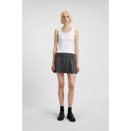 Minikleid HUGO BLUE "Norila", Damen, Gr. XXL (44), N-Gr, wei&szlig; (wei&szlig; 100), Jersey, Obermaterial: 96% Baumwolle, 4% Elasthan, Mini, tiefer Rundhals, Kleider Minikleid, TwoinOne Slim Fit, mit plissiertem Rockteil Top & Rock Faltenrock