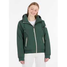 Outdoorjacke Ragwear "OGGIE WARM", Damen, Gr. M, pine gr&uuml;n, Web, Obermaterial: 100% Polyester, unifarben, h&uuml;ftlang, elastischer Bund, Jacken Outdoorjacke, Rei&szlig;verschluss mit Kinnschutz, Kapuze mit Kordel
