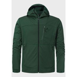 Sch&ouml;ffel Fleecejacke SCH&Ouml;FFEL "Hiking Fleece Hoody Style Milagle MNS", Herren, Gr. 54, gr&uuml;n (6965, gr&uuml;n), Oberstoff: 100% Polyester; Futter: 100% Polyester, regular fit, Jacken Fleecejacke