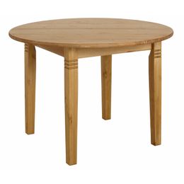 Esstisch OTTO HOME "Danuta", beige (natur, ge&ouml;lt), B:90cm H:75cm T:90cm, Tische, Esstisch, aus massiver Kiefer, runde Ausf&uuml;hrung