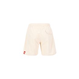 Shorts Alpha Industries "Basic Swim Short", Herren, Gr. S, Normalgr&ouml;&szlig;en, wei&szlig; (jet stream wei&szlig;), Obermaterial: 100% Polyester, Futter: 100% Polyester, Hosen Shorts