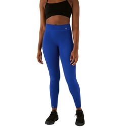 Funktionstights Bauerfeind "COMPRESSION TIGHTS LONG", Damen, Gr. XS, N-Gr, blau, Obermaterial: 90% Polyamid, 10% Elasthan, Hosen Funktionstights