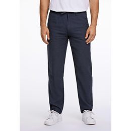 Leinenhose LINDBERGH, Herren, Gr. M, N-Gr, navy, Stoff, Obermaterial: 55% Baumwolle, 45% Leinen, unifarben, relaxed fit normal, Hosen Leinenhose, mit Kordelzug und elastischem Bund, Topseller