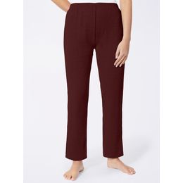 Homewearpants feel good, Damen, Gr. 36/38, Normalgr&ouml;&szlig;en, lila (beere), 60% Baumwolle, 35% Polyester, 5% Elasthan, unifarben, Hosen Homewearpants