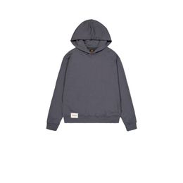 Hoodie Alpha Industries "Studio Edition Hoodie", Herren, Gr. S, grau (vintage grau), Obermaterial: 80% Baumwolle, 20% Polyester, loose fit, Sweatshirts Hoodie