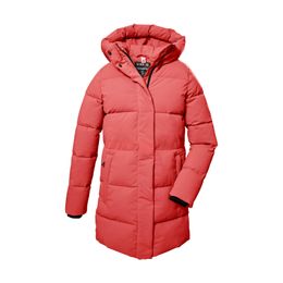 G.I.G.A. by Killtec Steppmantel "GW 1 WMN QLTD PRK", Damen, Gr. 44, orange (koralle), Obermaterial: 100% Polyester;Futter: 100% Polyester;F&uuml;llung: 100% Polyester, G.I.G.A. DX BY KILLTEC, M&auml;ntel Steppmantel, Damen Steppparka, winddicht, wasserabweisend, 10.000 mm Wassers&auml;ule