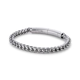 Armband Fynch-Hatton "Schmuck Edelstahl Armkette The Foxtail Chain Fuchsschwanz", silber (silberfarben), Armb&auml;nder, Herren, 20,5cm, Edelstahl, Armband