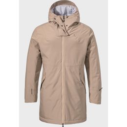 Sch&ouml;ffel Parka SCH&Ouml;FFEL "Urban Ins Parka Style Crivat WMS", Damen, Gr. 36, pink (3175, pink), Oberstoff: Aussenseite: 100% Polyester; (Membran: Thermoplastisches Polyurethan); Futter: 100% Polyester; Wattierung: 100% Polyester, regular fit, hoch geschlossener Ausschnitt, Jacken Parka