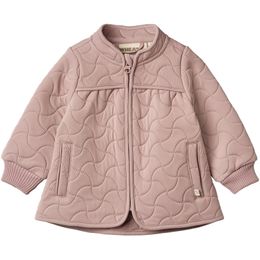 Outdoorjacke Wheat "Thermo Jacket Tilde", M&auml;dchen, Gr. 80, rosa (warm rose), Web, Obermaterial: 100% Polyester, unifarben, A-Linie, Rippb&uuml;ndchen, Jacken Outdoorjacke, wasserdicht, mit Reflektoren
