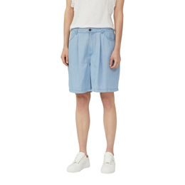 Bermudas s.Oliver, Damen, Gr. 34, N-Gr, blau, Web, Obermaterial: 100% Lyocell, unifarben, knielang, Hosen Bermudas, Sommerhose aus weichem Lyocell