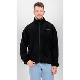 Fleecejacke DEPROC Active "WAWA BAY", Herren, Gr. 6XL (64), schwarz, 100% Polyester, gerader Abschluss, Jacken Fleecejacke, auch in gro&szlig;en Gr&ouml;&szlig;en erh&auml;ltlich