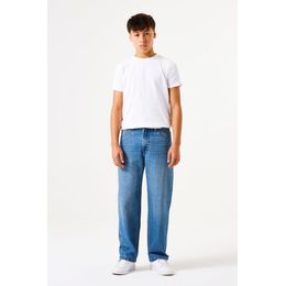 Straight-Jeans Garcia "JAYSEN", Jungen, Gr. 134, N-Gr, blau (medium used 6918), Denim/Jeans, Obermaterial: 100% Baumwolle, straight fit kn&ouml;chellang, Jeans Straight-Jeans, im Five-Pocket Style, for Boys