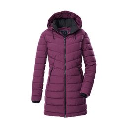 G.I.G.A. by Killtec Steppmantel "GW 74 WMN QLTD PRK", Damen, Gr. 48, orchidee, Obermaterial: 100% Polyester;Futter: 100% Polyester;F&uuml;llung: 100% Polyester, G.I.G.A. DX BY KILLTEC, M&auml;ntel Steppmantel, Wasserabweisender, winddichter Steppparka mit abnehmbarer Kapuze