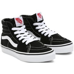 Sneaker Vans "Sk8-Hi", M&auml;dchen, Gr. 30, schwarz, Leder, Textil, Schuhe Sneaker, f&uuml;r Kinder