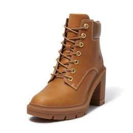 Schn&uuml;rstiefelette Timberland "ALLINGTON HEIGHTSMID LACE UP BOOT", Damen, Gr. 41, wheat full grain, Leder, Schuhe Schn&uuml;rstiefelette, Winterschuhe, Winterstiefel, Schn&uuml;rboots, Winterboots