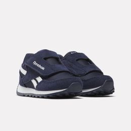 Sneaker Reebok CLASSIC "REEBOK GLIDE LOW HOOK & LOOP", M&auml;dchen, Gr. 21, vectornavy, vectornavy, wei&szlig;, Leder, Synthetik, Textil, Schuhe Sneaker