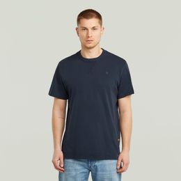 G-Star Raw T-Shirt G-STAR "Nifous", Herren, Gr. L, salute gd, Jersey, Obermaterial: 100% Baumwolle, unifarben, regular fit normal, Rundhals, Shirts T-Shirt, Rundhals, mit Rippeinsatz