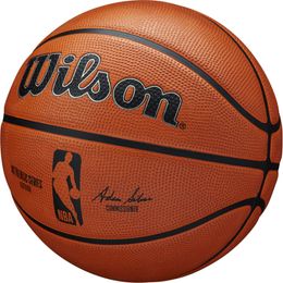 Basketball Wilson "NBA AUTHENTIC SERIES OUTDOOR SZ7" Gr. 7, braun, B&auml;lle, Kinder, 7, Synthetik, Basketball