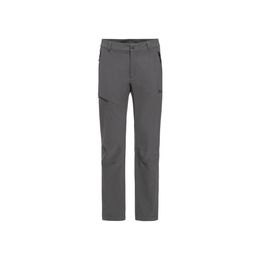 Softshellhose Jack Wolfskin "HOLDSTEIG PANTS M", Herren, Gr. 46, Normalgr&ouml;&szlig;en, grau (slate), Hauptmaterial: 70% Polyamide recycled, 20% Polyamide, 10% Elastane. Futter: 100% Polyester, Hosen Softshellhose