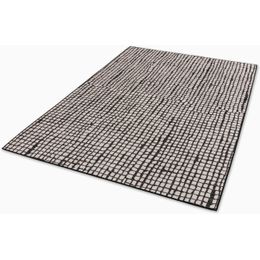 Sch&ouml;ner Wohnen Kollektion Teppich "Parkland 6351 223", grau (anthrazit), B:120cm H:5mm L:180cm, Kunstfaser, SCH&Ouml;NER WOHNEN-KOLLEKTION, Teppiche, Teppich, In- und Outdoor geeignet, eleganter Flachflorteppich