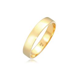 Silberring Kuzzoi "Ring Bandring Herrenring Freundschaftsring 925 Silber" Gr. 56, gold, Fingerringe, Damen, 56, Silber 925 (Sterlingsilber), Silberring