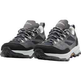Wanderschuh Jack Wolfskin "CYROX TEXAPORE LOW W", Damen, Gr. 41, grau (graphite), Synthetik, Textil, Schuhe Wanderschuh, Wasserdicht, Trekkingschuh