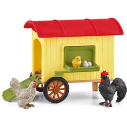 Spielwelt Schleich "FARM WORLD, H&uuml;hnerstall (42572)", bunt, Spielfigurenwelten, Kinder, Kunststoff, Spielwelt