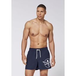 Badeshorts Chiemsee, Herren, Gr. XL (56/58), total eclipse, 100% Polyester, Badehosen Badeshorts