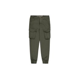 Cargohose Alpha Industries "Spy Pant", Damen, Gr. 33, Normalgr&ouml;&szlig;en, grau (grauschwarz), Obermaterial: 98% Baumwolle, 2% Elastan; Futter: 100% Baumwolle, Hosen Cargohose