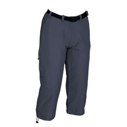 3/4-Hose DEPROC Active "KENORA Full Stretch Piratenhose Damen", Damen, Gr. 36 (S), Normalgr&ouml;&szlig;en, grau (anthra), 95% Polyester; 5% Elasthan, Hosen 3/4-Hose, auch in Gro&szlig;en Gr&ouml;&szlig;en erh&auml;ltlich