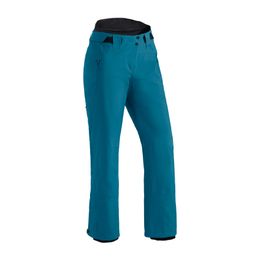 Skihose Maier Sports "EDDI", Damen, Gr. 46, Normalgr&ouml;&szlig;en, t&uuml;rkis, 100% Polyester, Hosen Skihose, Damen Schneehose atmungsaktiv und wasserdicht Regular Fit