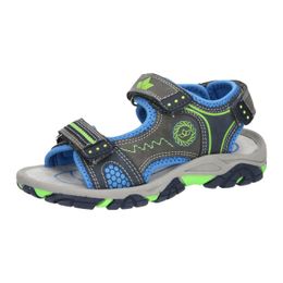 Sandale Lico "Sandale Emil V", Jungen, Gr. 32, grau, Synthetik, Schuhe Sandale