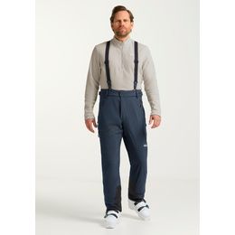 Skihose Jack Wolfskin "FLOWLINE PRO 2L INS PANTS M", Herren, Gr. L (52), Normalgr&ouml;&szlig;en, blau (midnightsky), Obermaterial: 100% Polyester. F&uuml;llung: 100% Polyester. Futter: 100% Polyester, Hosen Skihose