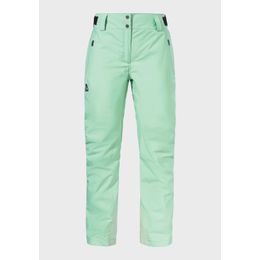 Sch&ouml;ffel Outdoorhose SCH&Ouml;FFEL "Ski Pants Style Pine WMS", Damen, Gr. 36, Normalgr&ouml;&szlig;en, 6305, gr&uuml;n, Oberstoff: Aussenseite: 100% Polyester; (Membran: Polyurethan); Futter: 100% Polyester; Wattierung: 100% Polyester, Hosen Outdoorhose