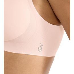 B&uuml;gelloser BH Sloggi "ZERO Feel 2.0 THE UP P Bra", Damen, Gr. L, N-Gr, rosa (puff pink), Single Jersey, Obermaterial: 76% Polyamid, 24% Elasthan, BHs B&uuml;gelloser BH, nahtlos und unsichtbar