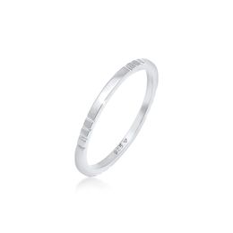 Silberring Elli "Ring Stabelring Bandring Schmal Trend 925 Silber" Gr. 54, silber, Fingerringe, Damen, 54, Silber 925 (Sterlingsilber), Silberring