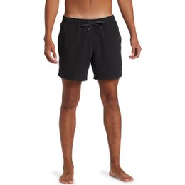 Boardshorts Quiksilver "EVERYDAY SOLID VOLLEY 15", Jungen, Gr. XXL, N-Gr, schwarz, Obermaterial: 100% Polyester, Hosen Boardshorts