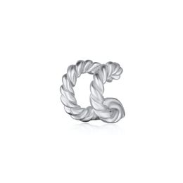 Ohrklemme Elli "Ohrringe Single Earcuff Double Twisted Look 925 Silber" Gr. 6, silber, Ohrringe, Damen, ohne Stein, Silber 925 (Sterlingsilber), Ohrklemme
