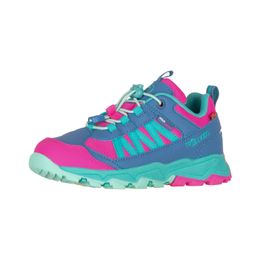 Outdoorschuh Trollkids "KIDS TRONFJELL HIKER LOW", Kinder, Gr. 31, light magenta, cornflower, aquamarine, morning dew, Synthetik, Schuhe Outdoorschuh, wasserdicht