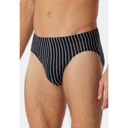 Minislip Schiesser "95/5 Essentials", Herren, Gr. 5, schwarz (000, schwarz), Single Jersey, Obermaterial: 95% Baumwolle, 5% Elasthan, k&ouml;rpernah, Unterhosen Minislip, ohne Eingriff, weich, Baumwollmischung