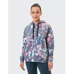 Kapuzensweatshirt Venice Beach, Damen, Gr. XS (36), bunt (aop flower paint), Sweatware, Obermaterial: 60% Baumwolle, 40% Elasthan, gemustert, hoch geschlossener Ausschnitt, weit B&uuml;ndchen, Sweatshirts Kapuzensweatshirt