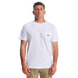 Sporttop Quiksilver "Diamond Pocket", Herren, Gr. M, wei&szlig;, Obermaterial: 100% Walkfrottier;, Tops Sporttop