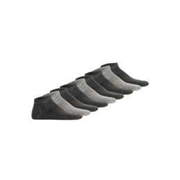 Sneakersocken Hudson "Socken SIMPLY&sup3; 3-PACK SNEAKER 9er Pack", Damen, Gr. 43-46, grau, Obermaterial: 80% Baumwolle CO. 18% Polyamid PA. 2% Elasthan EL., Socken Sneakersocken