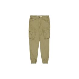 Cargohose Alpha Industries "Spy Pant", Damen, Gr. 32, Normalgr&ouml;&szlig;en, gr&uuml;n (olive), Obermaterial: 98% Baumwolle, 2% Elastan; Futter: 100% Baumwolle, Hosen Cargohose