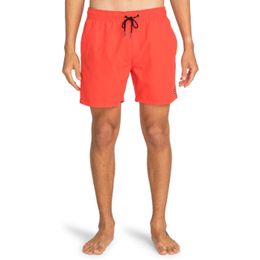 Boardshorts Billabong "All Day Layback 16", Herren, Gr. XS, rot (rot hot), Obermaterial:100% Microfaser;, Hosen Boardshorts