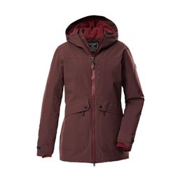 Parka Killtec "KOW 16 WMN PRK", Damen, Gr. 46, dunkelrot, Obermaterial: 100% Polyester;Futter: 100% Polyamid;Futter 2: 100% Polyester;F&uuml;llung: 100% Polyester, Jacken Parka, Wasser- u. winddichter Damen Funktionsparka mit hoher Atmungsaktivit&auml;t