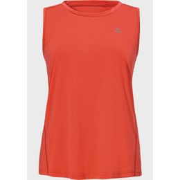 Sch&ouml;ffel Funktionsshirt SCH&Ouml;FFEL "CIRC Top Tauron L", Damen, Gr. 34, rot (2030, rot), Oberstoff: 100% Polyester, Rundhals, Shirts Funktionsshirt