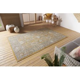 Teppich Hanse Home "Luxor", gold (goldfarben), B:230cm H:3mm L:340cm, Polypropylen (PP), Teppiche, Teppich, In-& Outdoor, L&auml;ufer, wetterfest, Balkon, Wohnzimmer, Orient