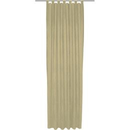 Vorhang WIRTH "Westport" Gr. 1, beige, B:132cm H:145cm, Jacquard, Polyester, Gardinen, Vorhang